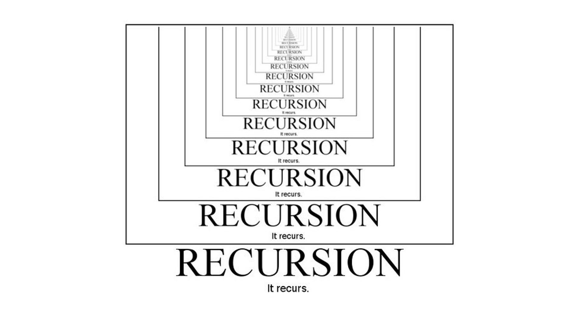 Recursion and Hanota